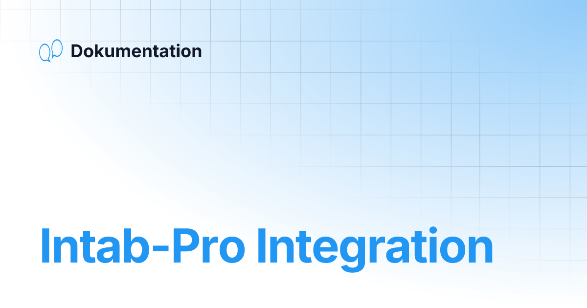Intab-Pro Integration | Dokumentation